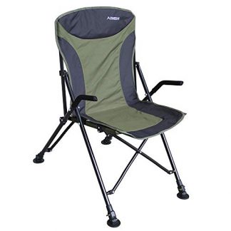 AGEM Angelstuhl mit Armlehne Anglerstuhl Faltbar Karpfenstuhl Klein ...